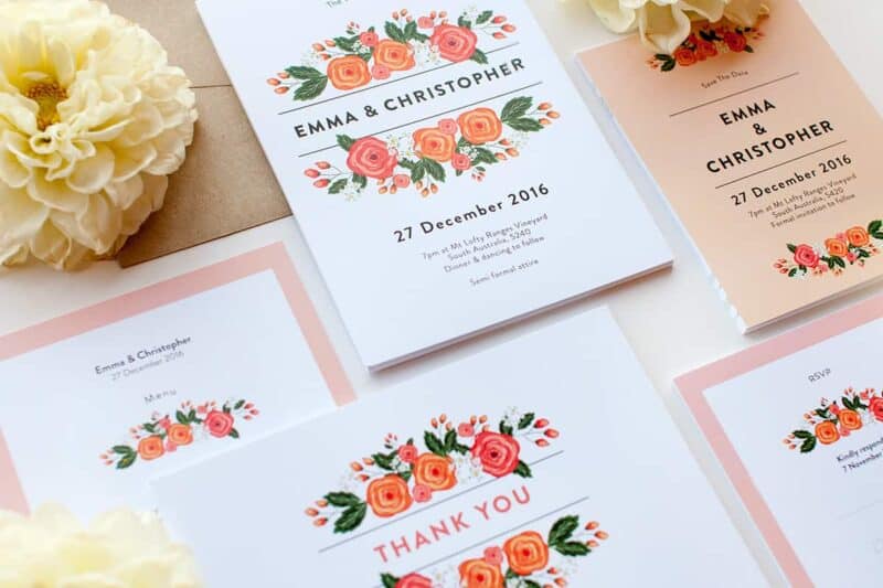 20 TOP FLORAL WEDDING INVITES | Bespoke-Bride: Wedding Blog