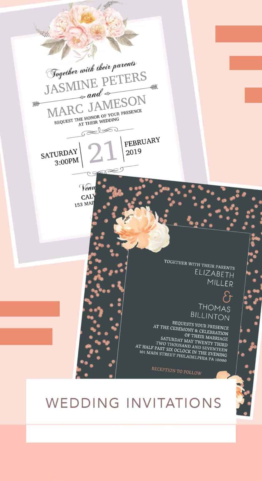 WEDDING STATIONERY WITH POSTERMYWALL | Bespoke-Bride: Wedding Blog