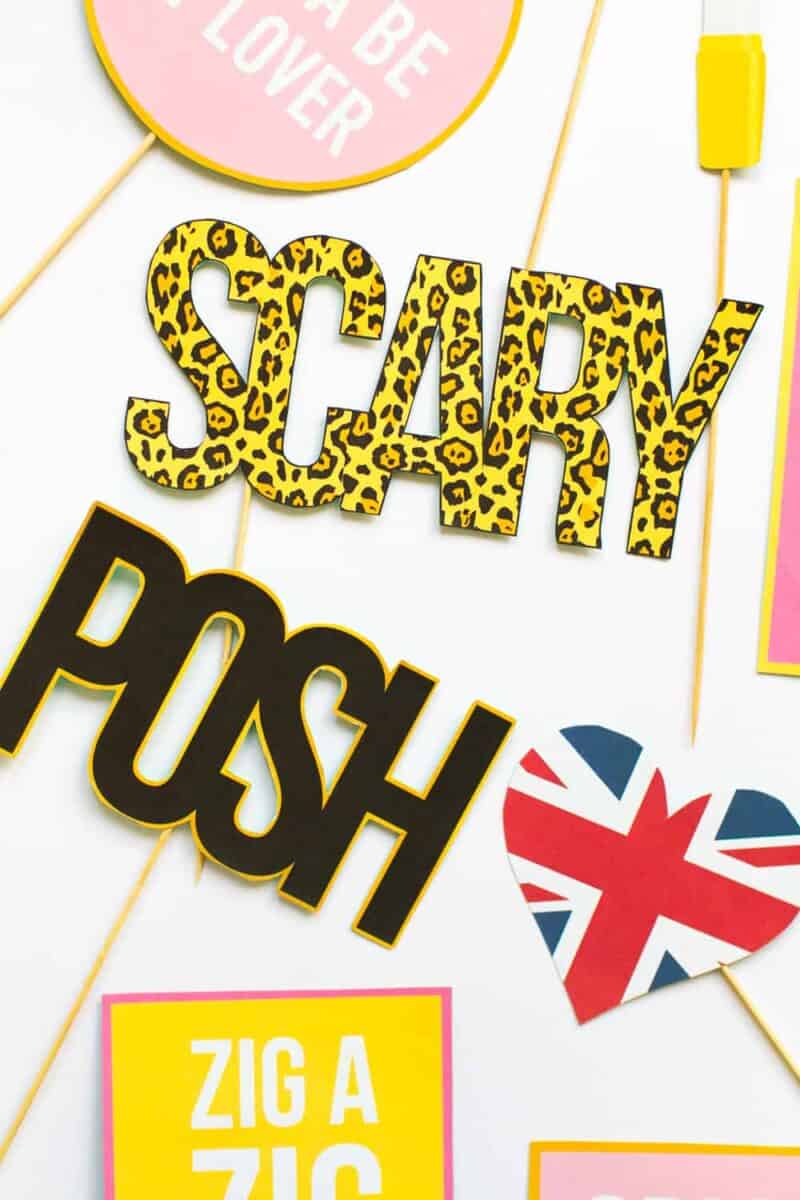 PRINT DOWNLOAD THESE SPICE GIRL THEMED PROPS FOR THE ULTIMATE 90s ...