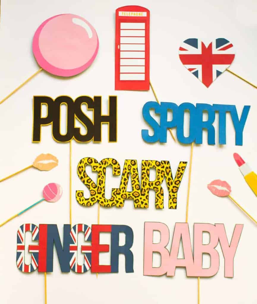 PRINT DOWNLOAD THESE SPICE GIRL THEMED PROPS FOR THE ULTIMATE 90s ...