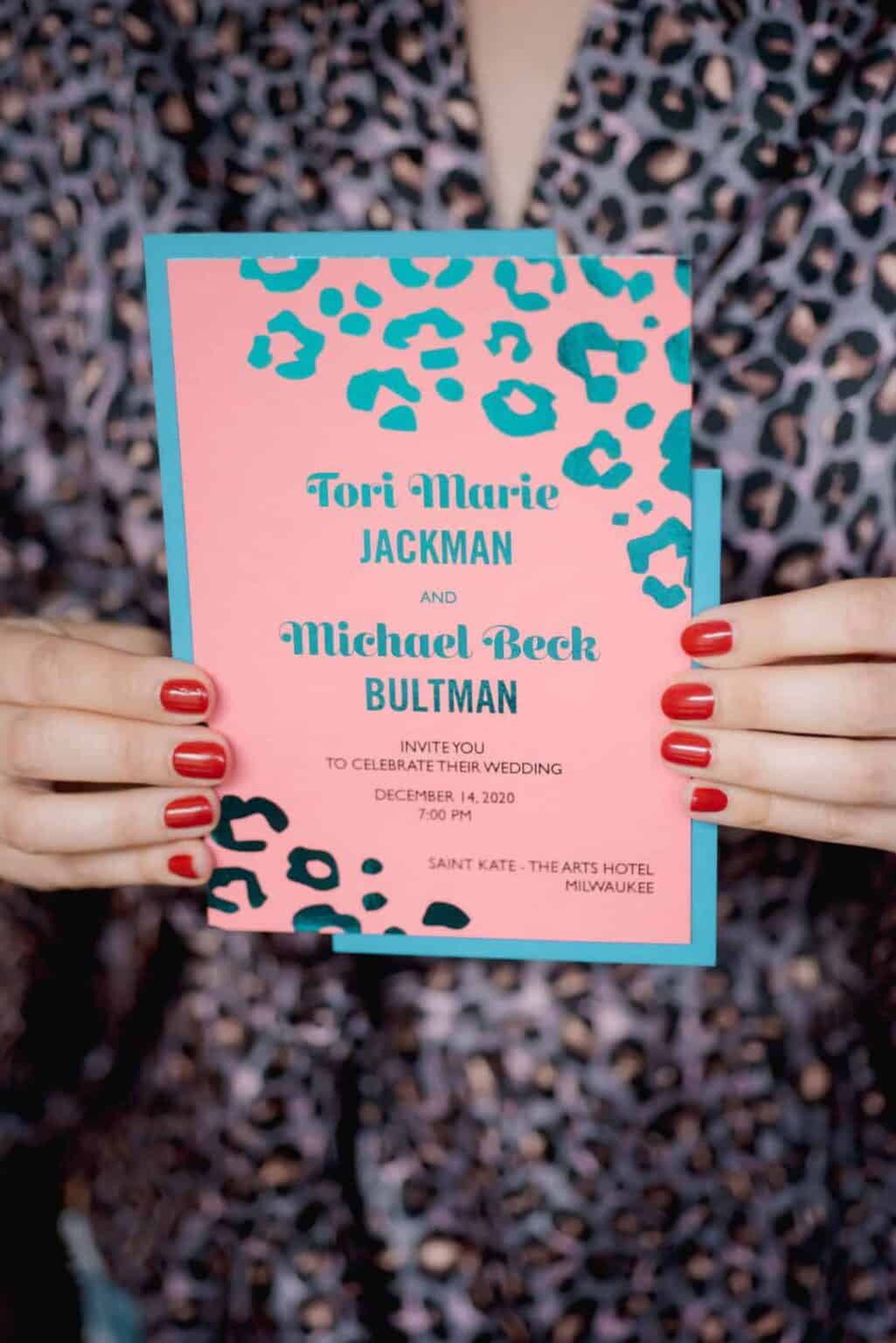 COLOURFUL LEOPARD PRINT WEDDING IDEAS AT SAINT KATE ARTS HOTEL ...