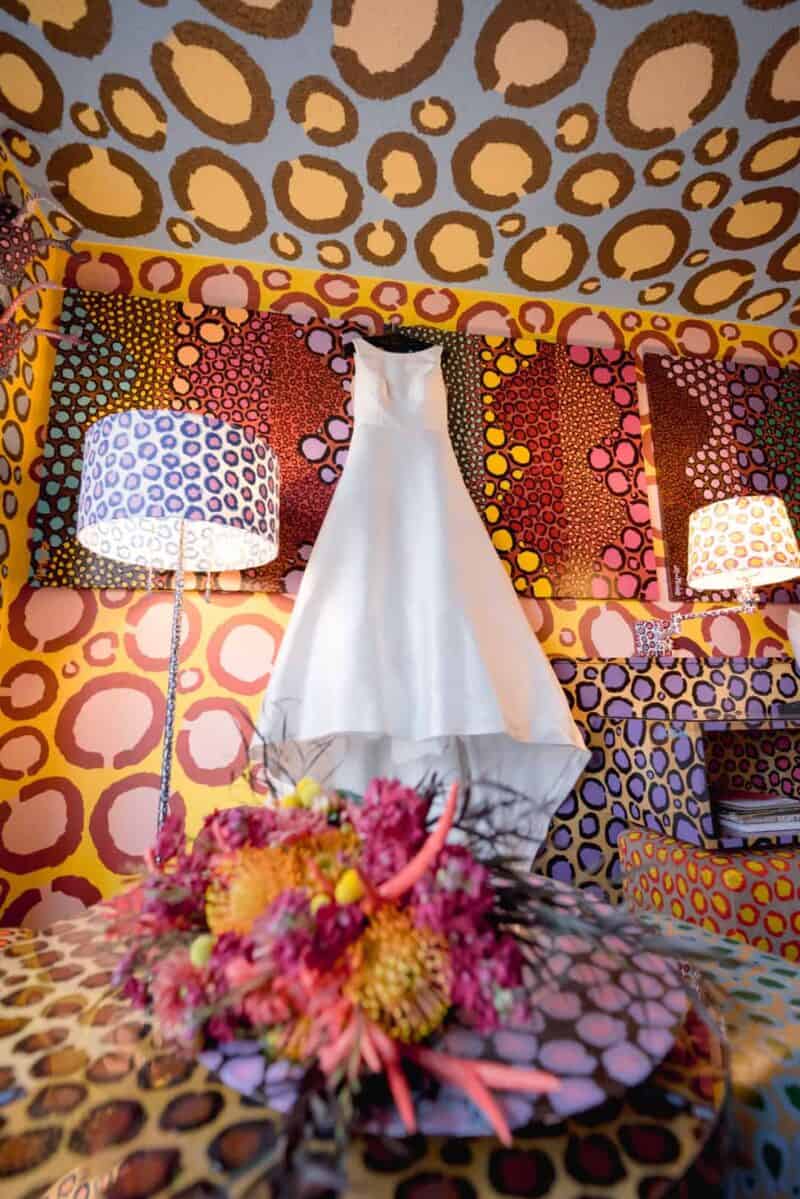 COLOURFUL LEOPARD PRINT WEDDING IDEAS AT SAINT KATE ARTS HOTEL ...
