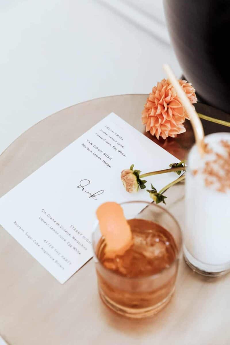 MODERN ART INSPIRED ENGAGEMENT DINNER IDEAS | Bespoke-Bride: Wedding Blog