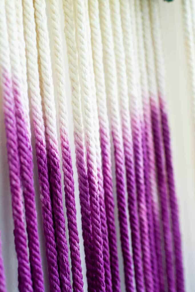DIY DYED MACRAME WALL HANGING BACKDROP TUTORIAL | Bespoke-Bride ...