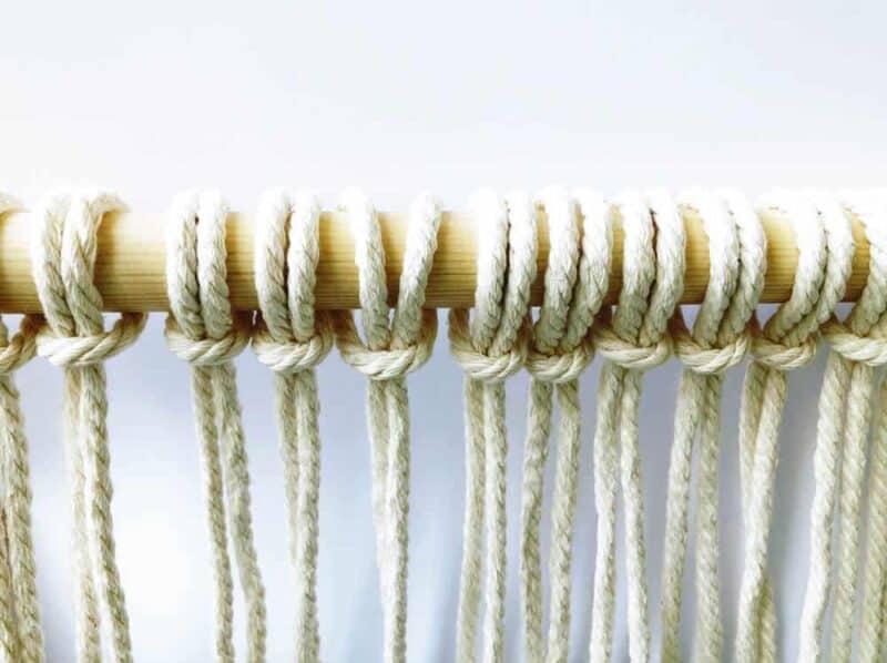 DIY DYED MACRAME WALL HANGING BACKDROP TUTORIAL | Bespoke-Bride ...