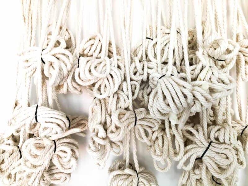DIY DYED MACRAME WALL HANGING BACKDROP TUTORIAL | Bespoke-Bride ...