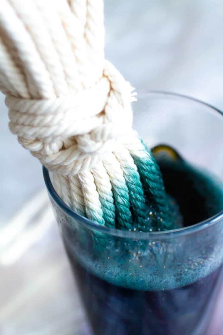 DIY DYED MACRAME WALL HANGING BACKDROP TUTORIAL | Bespoke-Bride ...