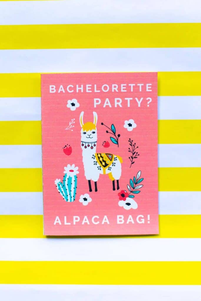 FREE PRINTABLE PUN BACHELORETTE HEN PARTY INVITE - Bespoke-Bride ...