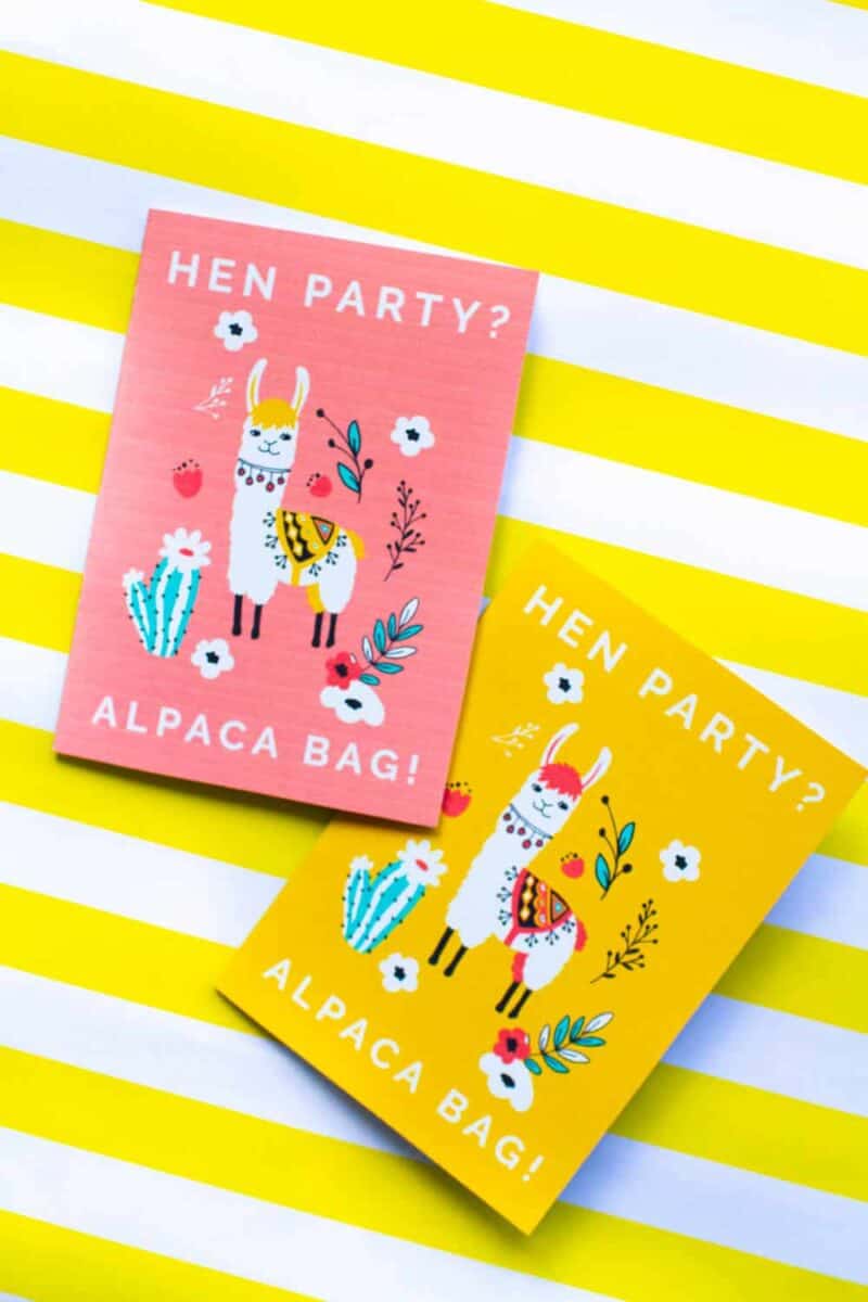 FREE PRINTABLE PUN BACHELORETTE HEN PARTY INVITE - Bespoke-Bride ...