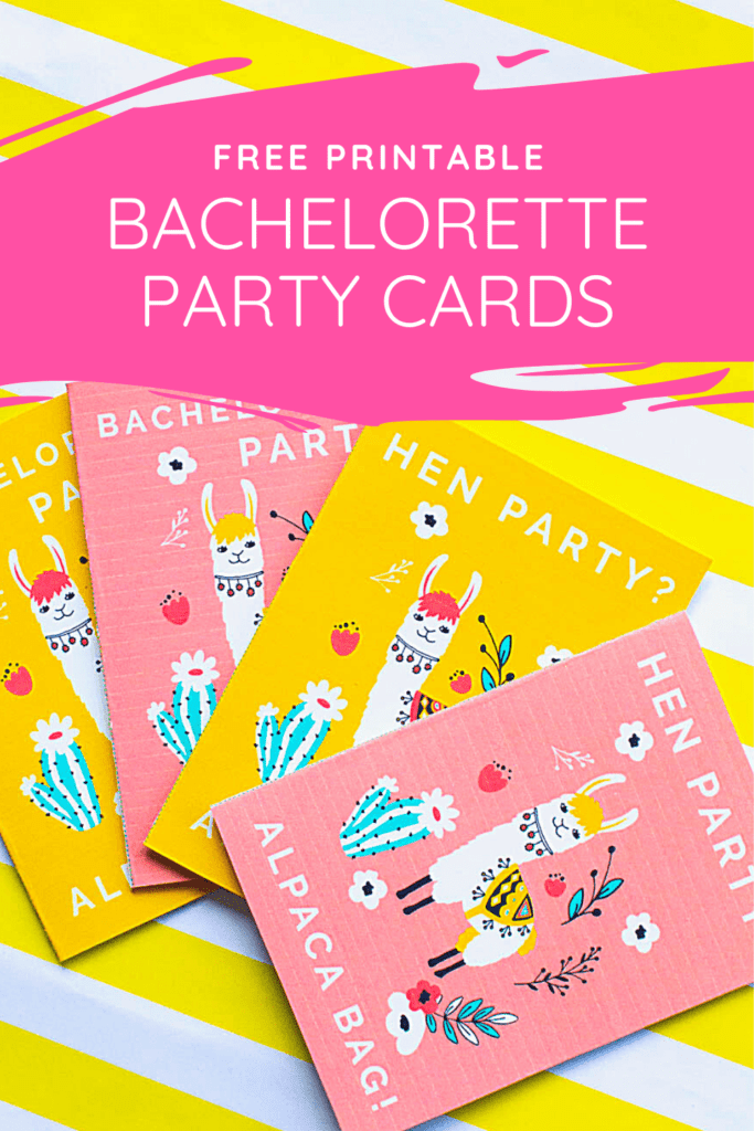 FREE PRINTABLE PUN BACHELORETTE HEN PARTY INVITE - Bespoke-Bride ...