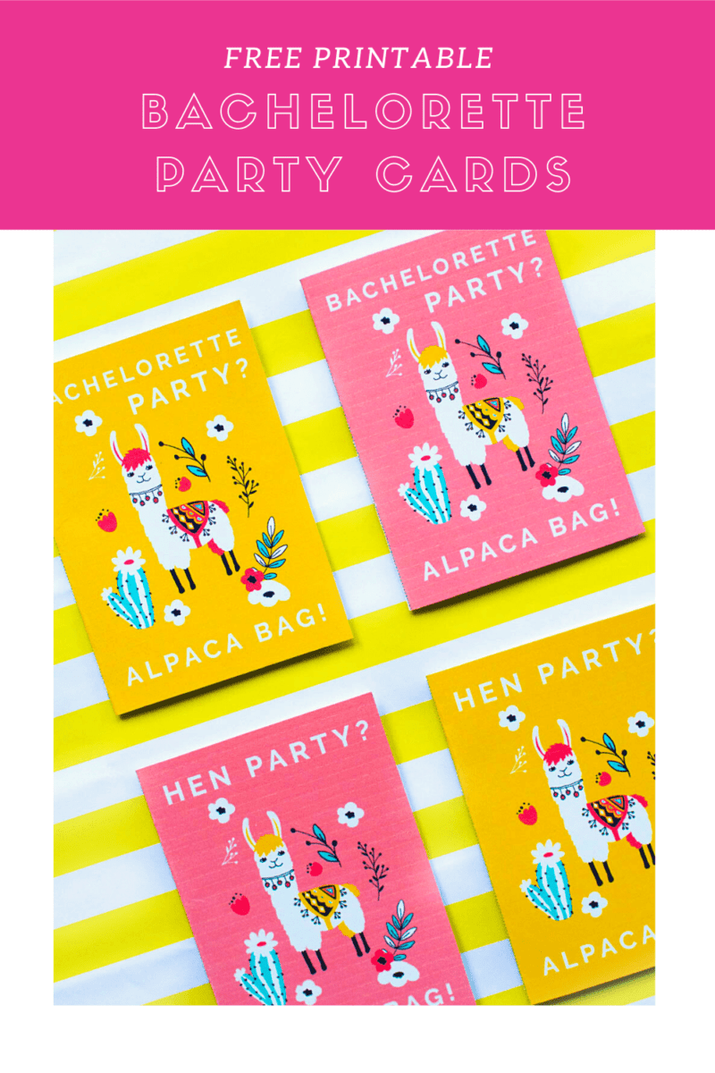 FREE PRINTABLE PUN BACHELORETTE HEN PARTY INVITE - Bespoke-Bride ...