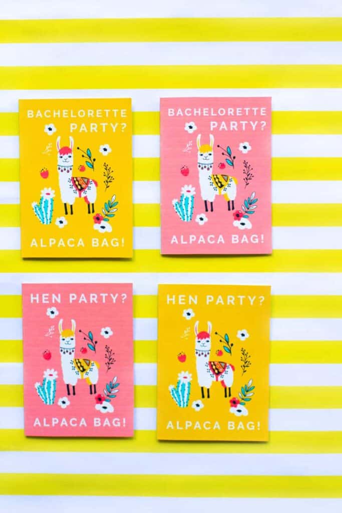 FREE PRINTABLE PUN BACHELORETTE HEN PARTY INVITE - Bespoke-Bride ...