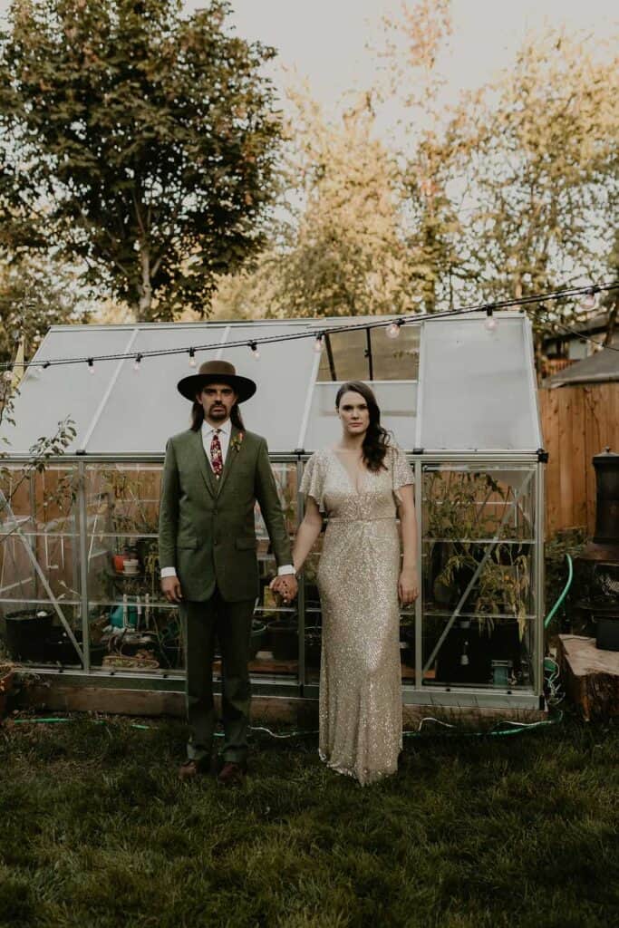 THIS COUPLE TURNED THEIR BALLROOM WEDDING INTO A BOHO BACKYARD WEDDING ...