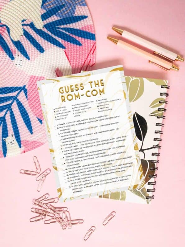 FREE NAUGHTY GUESS THE MOVIE QUOTE GAME ROMANTIC FUNNY BACHELORETTE ...