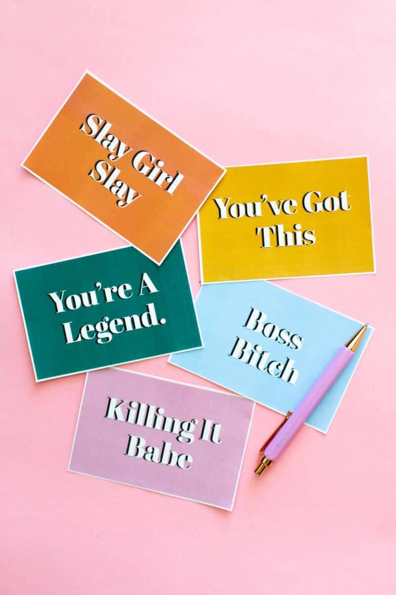 FREE PRINTABLE GALENTINES SLOGAN POSTCARDS FOR VALENTINES DAY | Bespoke ...