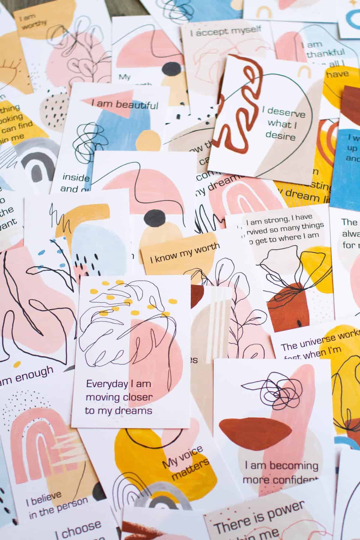PRINTABLE AFFIRMATION CARD PACK & HOW THEY WILL BENEFIT YOU | Bespoke ...