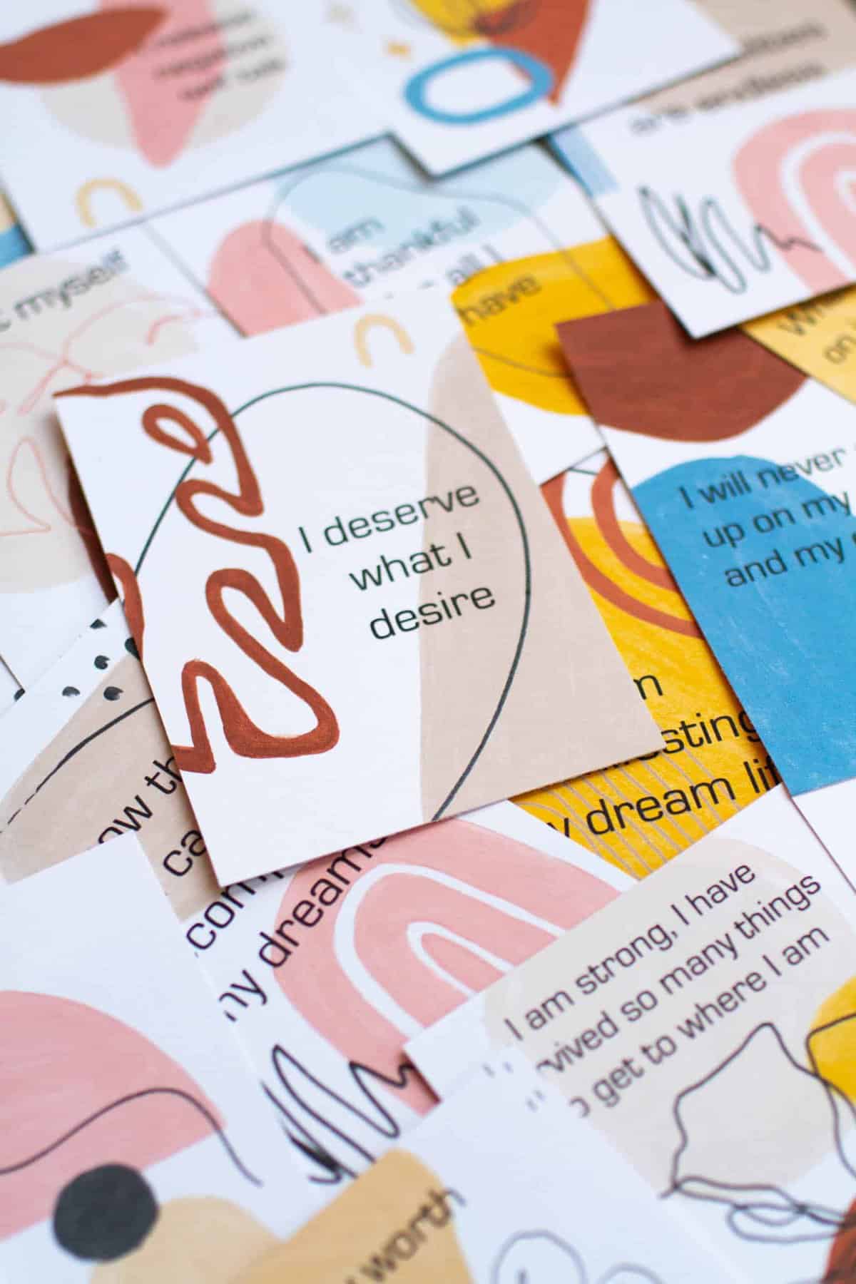 PRINTABLE AFFIRMATION CARD PACK & HOW THEY WILL BENEFIT YOU | Bespoke ...