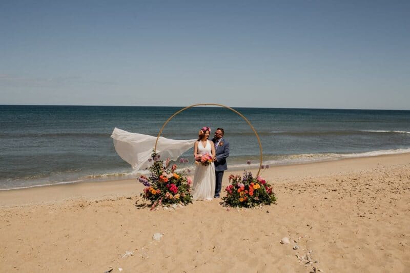 COLOURFUL BEACH ELOPEMENT | Bespoke-Bride: Wedding Blog
