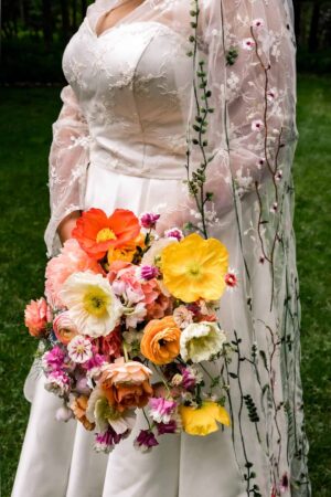INTIMATE GARDEN WEDDING INSPIRATION WITH MACRAME CEREMONY ARCH BACKDROP ...