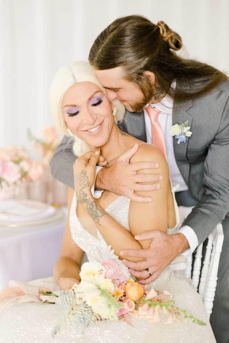 LGBTQIA+ WEDDING INSPIRATION WITH A PASTEL PRIDE SHOOT AND TRANSGENDER ...