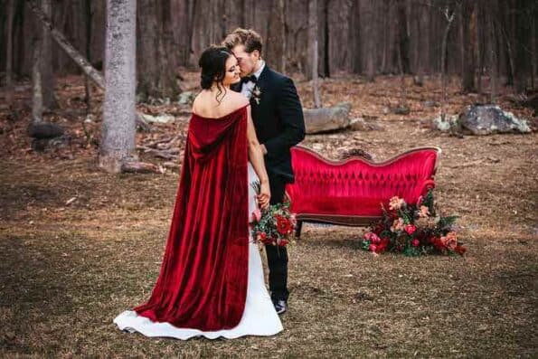 A Stunning Red Riding Hood Wedding Style Shoot - Bespoke-Bride: Wedding ...