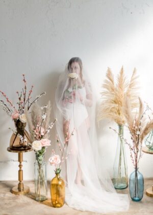 A Stunning Vintage and Colorful Styled Bridal Boudoir - Bespoke-Bride ...