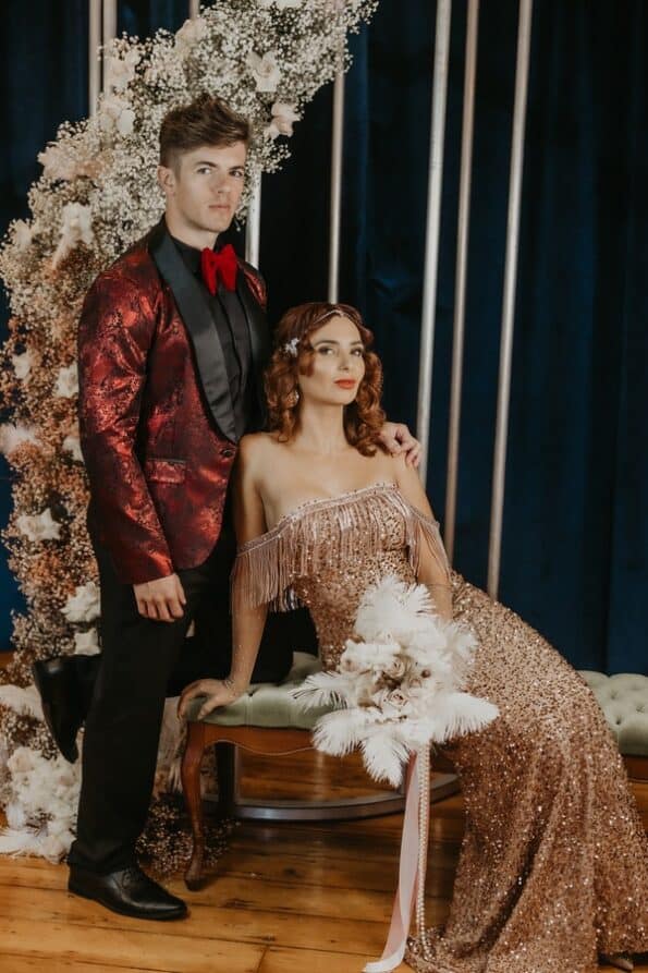 Burlesque the Wedding: A Brilliant Styled Wedding Combining Burlesque ...