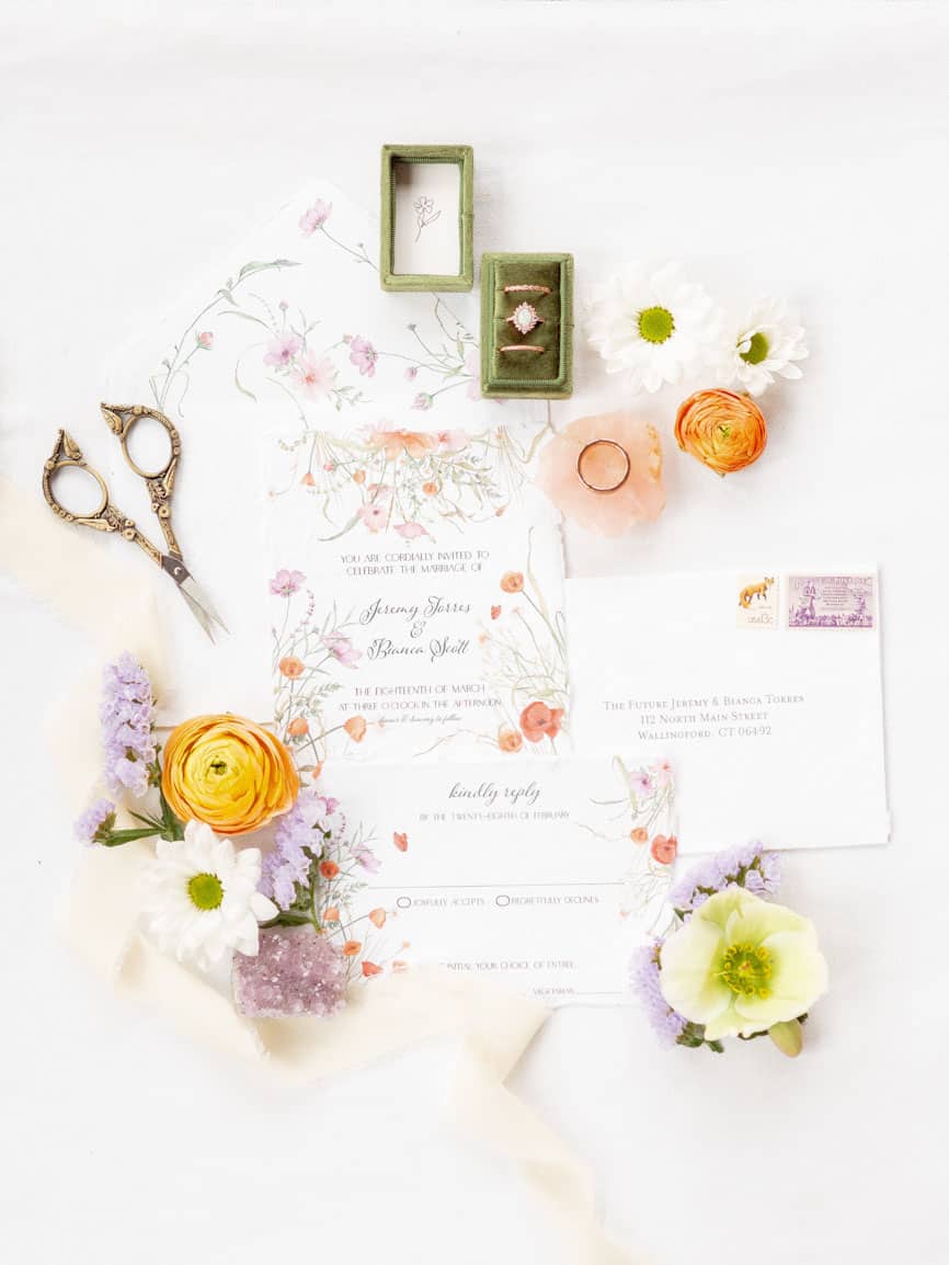 Whimsical Spring Wedding Styled Photoshoot at Deep River, Connecticut ...