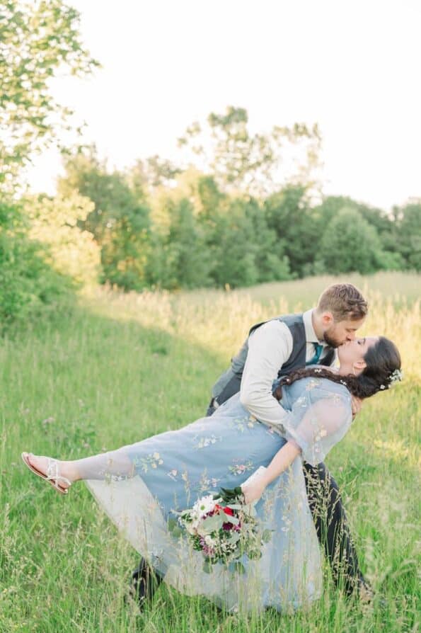 Bryan and Blair’s Stunning Backyard Farm Wedding at the Simeon Moore ...
