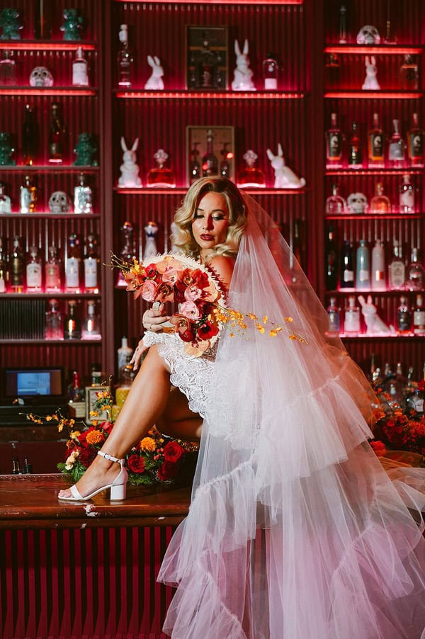 Speakeasy Elopement at Durango Resort, Styled by Top Wedding Planners in Las Vegas - Bespoke ...