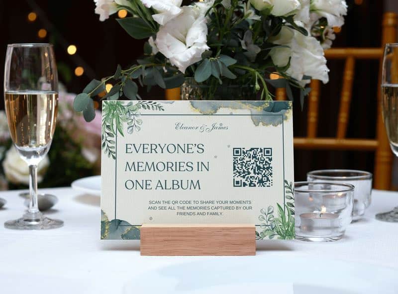 How to Use QR Codes to Collect Wedding Guest Photos for a Stunning ...