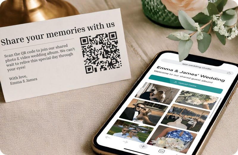 How to Use QR Codes to Collect Wedding Guest Photos for a Stunning ...
